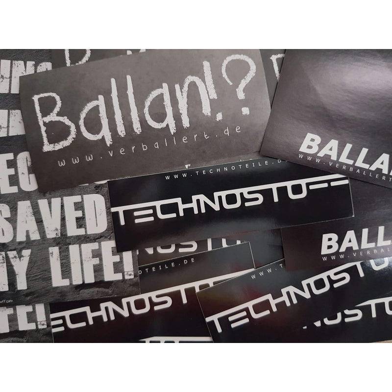 Mixed Techno Stickers & Rave Stickers - Free Shipping – Technostoff